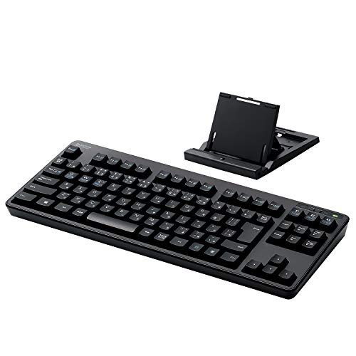 テンキーレスキーボードブラック/コンパクト/TK-FBM111BK・パッケージ個数:1・詳しくは「商品の仕様」「商品の説明」をご確認ください。・タイピングしやすい、JIS規格準拠の標準日本語配列のキーボードです。・大型のエンターキーや、独立...