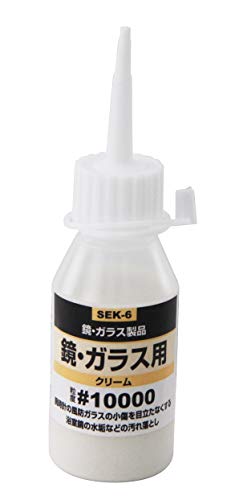 鏡・ガラス用-/1個 (x 1)/SEK-6・Style:鏡・ガラス用・用途:鏡の水垢落とし、ガラスの小傷落とし・対象:鏡・ガラス用・粒度:10000・内容量:約50cc、仕様:水溶性・主な成分:酸化セリウム・水・活性剤・増粘剤酸化セリウム...