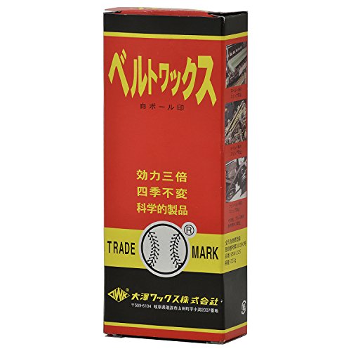 -/-/225G・パッケージ個数:1・ベルトワックス本体:225g【用途】 ベルトのスリップ防止・プレス時の制作物キズ防止、キシミ音の防止。 【機能・特徴】 平ベルト等のスリップを防止する。 Vベルト等のスリップを防止する。 ファンベルト等...
