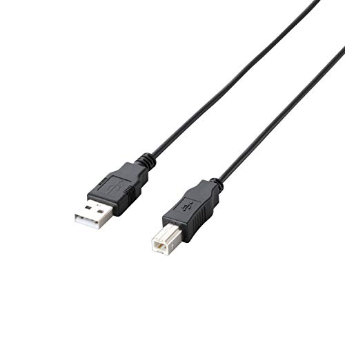 ブラック/0.5m/U2C-JB05BK・Size:0.5m・パッケージ個数:1・コネクタの種類: USB A-USB BEUの「RoHS指令(電気・電子機器に対する特定有害物質の使用制限)」に準拠した、環境にやさしいエコUSB2.0ケーブ...