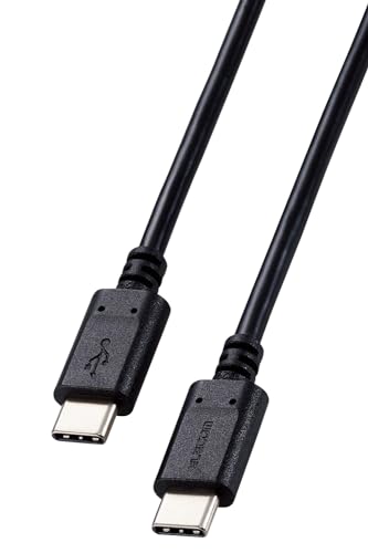 1.5mブラック/1.5m/MPA-CC5P15BK・Color:ブラックSize:1.5m・パッケージ個数:1・USB Type-C(TM)ポート搭載のスマートフォンやパソコンなどに、USB Type-C(TM)ポート搭載の機器を接続し、...