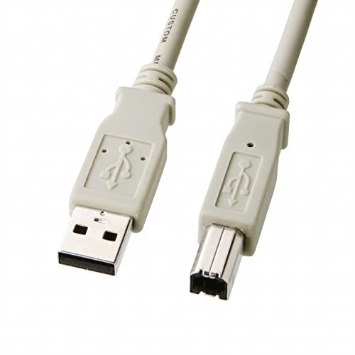 ライトグレー/2m/KU-2000K3・Size:2m・パッケージ個数:1・USB2.0規格・USB1.1規格準拠のパソコンやUSBハブ、USB機器を接続する時に使用するケーブルです。（「シリーズA」コネクタを持つ機器と「シリーズB」コネク...