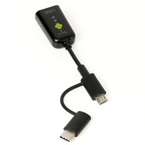 ブラック/-/47494・Color:ブラック・パッケージ個数:1・対応機種:USB[micro-B]&[C]メス端子搭載のスマートフォン、タブレット、PC等・コネクタ形状:USB[A]メス-USB[Micro-B]オス&[C]オス・対応機...