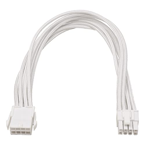 ホワイト/30cm/PX-015V-WH2・Size:30cm・パッケージ個数:1・電源ユニット側: PCI Express VGA用コネクタ (8ピン) メス・グラフィックカード側: PCI Express VGA用コネクタ (6+2ピン...