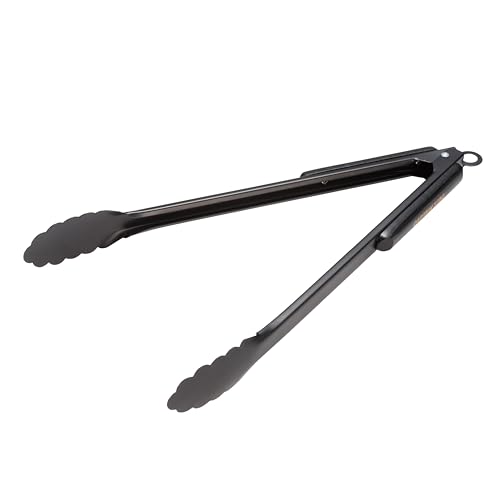 トング 35cm(ブラックチタンコート)ブラック/全長350×幅160×厚さ40mm/UG-3331・Size:全長350×幅160×厚さ40mmStyle:トング 35cm(ブラックチタンコート)・製品サイズ:(約)全長350×幅160×...