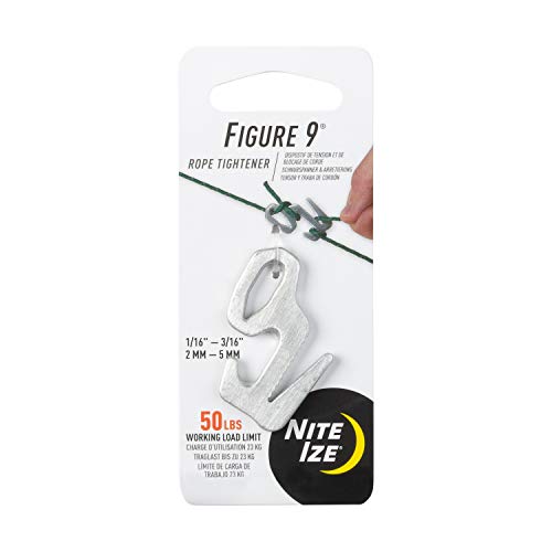 Sシルバー/FF/F9S-02-09・Size:FFStyle:S・パッケージ個数:1・米国で賞を受賞した、簡単にロープを張れるアイテム。・サイズ:縦40mm　幅28mm　奥行き5mm・重量:3.6g・最大荷重:22.5Kg荷物などを安全か...
