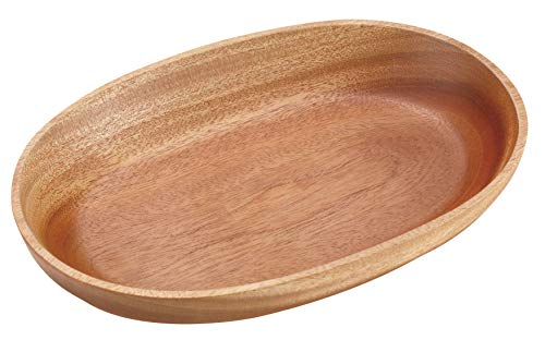 カレー皿ブラウン/260×180×高さ40mm/UP-2607・Style:カレー皿・パッケージ個数:1・製品サイズ:(約)260×180×高さ40mm・満水容量:(約)810ml・材質:天然木(ラッカー塗装)・原産国:ベトナム材質:天然木...