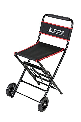 インダストリアルブラック/?50×43×74 cm/UL-1005・パッケージ個数:1・原産国:中国・製品サイズ:チェア組立時(約)幅430×奥行500×高さ740mm、キャリー組立時(約)幅430×奥行500×高さ860mm、収納サイズ(...