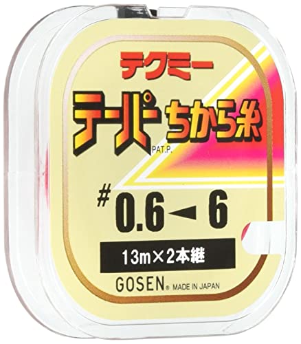 0.6-6号赤/0.6-6号/GT-490R・Color:赤Style:0.6-6号・パッケージ個数:1・サイズ:0.6-6号・カラー:赤・タイプ:13m×2本巻き・素材:PE・比重:0.97驚異の飛距離を生みだすゴーセン特許のPEテーパー...