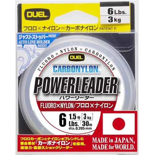 6Lbs(1.5号)クリアー/6Lbs(1.5号)/H3436・Style:6Lbs(1.5号)PatternName:30m・パッケージ個数:1・素材:カーボナイロン/全長:30m/1.5号/6LbS・標準直線強力: 3.0kg・クリアー...