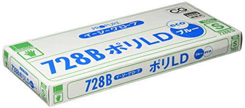 多目的ブルー/小型/728BS・Color:ブルーSize:小型・パッケージ個数:1・・用途：手袋　調理　盛り付け　作業視認性のよいブルー外エンボス。