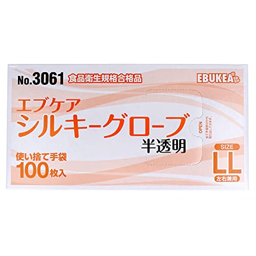 薄手半透明/LL/4520951013356・Size:LL・パッケージ個数:1・食品衛生規格合格品商品紹介 伸びが良く手にぴったりフィットします 熱可塑性エラストマー配合で手にフィットする手袋です。 食品衛生法規格基準適合品です。 原材料...