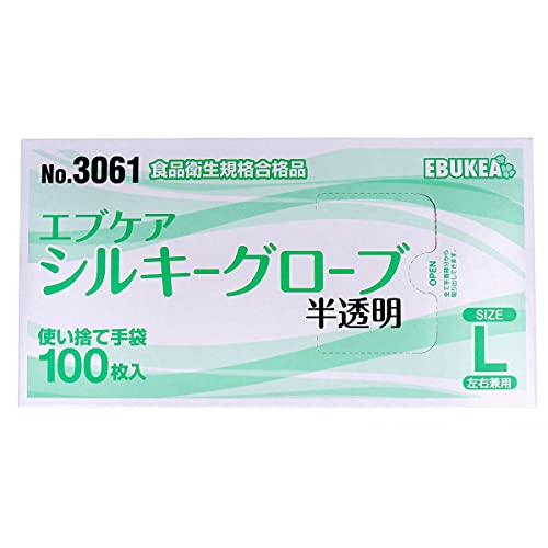 シンプル半透明/L/4520951013349・Size:L・パッケージ個数:1・食品衛生規格合格品商品紹介 伸びが良く手にぴったりフィットします 熱可塑性エラストマー配合で手にフィットする手袋です。 食品衛生法規格基準適合品です。 原材料...