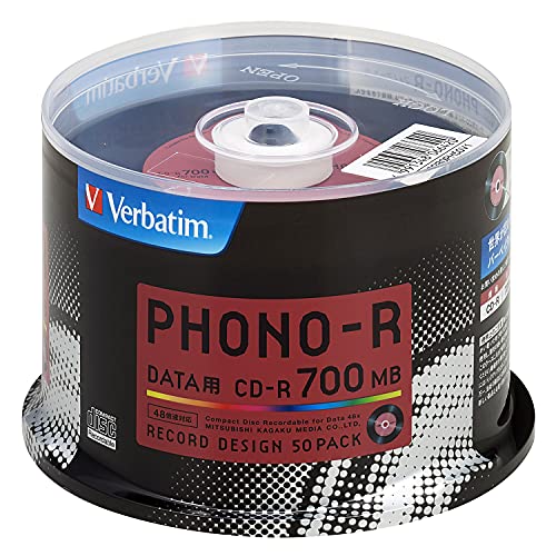 1.単品レコード レーベル/-/SR80PH50V1・パッケージ個数:1・品種:データ用 CD-R・容量:700MB・1回記録用・盤面印刷:×（レコードデザイン）・倍速:48倍速、ケース:スピンドルケース、入り数:50枚1回記録用CD-R/...