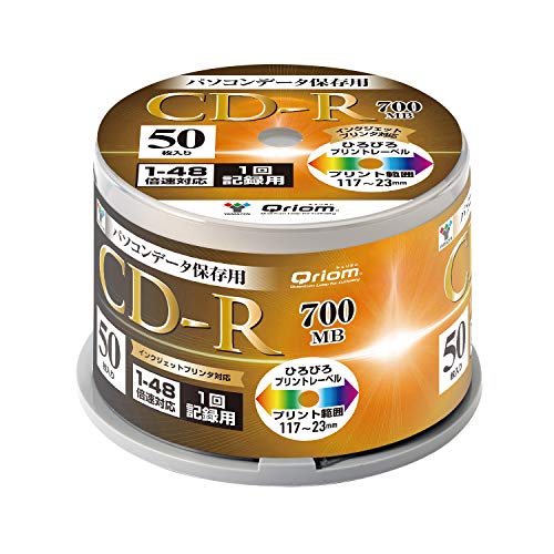 50枚CD 50枚/CD-R/QCDR-D50SP・Size:CD-RStyle:50枚PatternName:単品・パッケージ個数:1・品種:データ用 CD-R・1回記録用・レーベル面:ホワイト・容量:700MB・倍速:1-48倍速●お得...