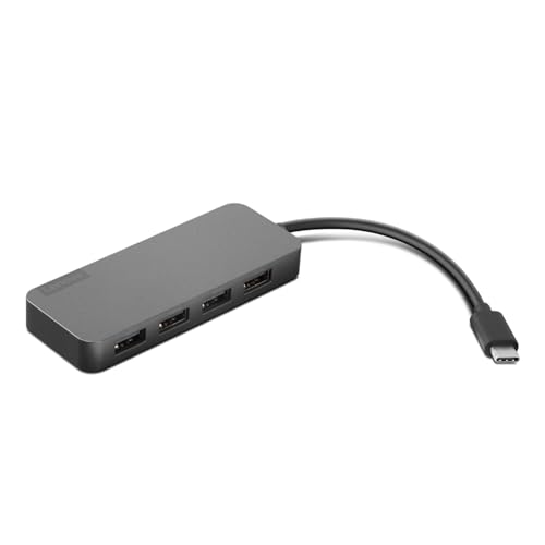 アイアン・グレー/-/4X90X21427・パッケージ個数:1・USB Type-Cケーブル経由でサポート対象の本体と接続することでUSB Type-Aポートを4つ拡張することができ、キーボード、マウス、外付けUSB DVDドライブなどの機...