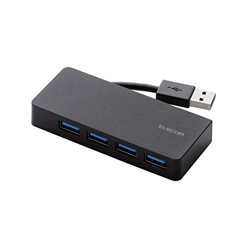 ケーブル収納ブラック/4ポート/U3H-K417BBK・Size:4ポート・パッケージ個数:1・インターフェイス:USB3.0(USB2.0インターフェース接続時は、USB2.0互換で動作、USB1.1インターフェース接続時はUSB1.1互...