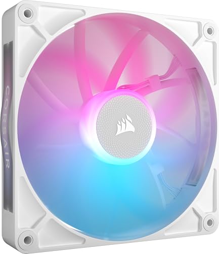 RX140【RGB】ホワイト/140mm/CO-9051023-WW・パッケージ個数:1・CORSAIR iCUE LINKシステムに対応した増設用140mmファンです。付属するiCUE LINKケーブル、またはアクティブコネクターでiCU...