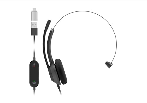 片耳 USB-A/Cブラック/-/HS-W-321-C-USBC・Style:片耳 USB-A/C・パッケージ個数:1・【こんな方におすすめ】自由に調整できるサウンドや、軽く一日中装着しても疲れないエルゴノミクスデザインなど妥協のない機能性...