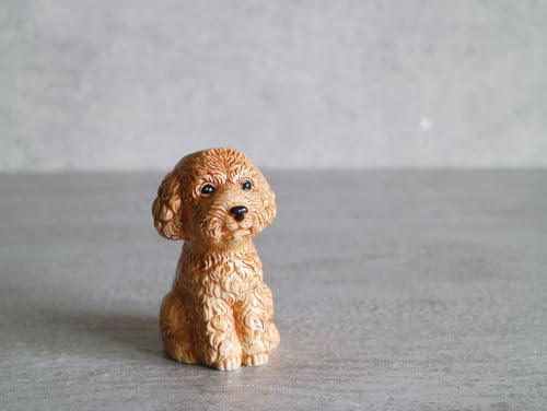 Toy Poodle/サイズ：約φ7 H9/F04-0372・パッケージ個数:1・サイズ約φ5〜7×H9cm人気の犬猫から新しい仲間は登場
