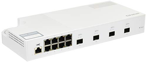 1GbE:8ポート 10G-SFP+:4ポートブラック/-/QSW-M408S・Style:1GbE:8ポート 10G-SFP+:4ポートPatternName:単品・パッケージ個数:1・4つの10GbE SFP+ポートを搭載 8つのギガビ...