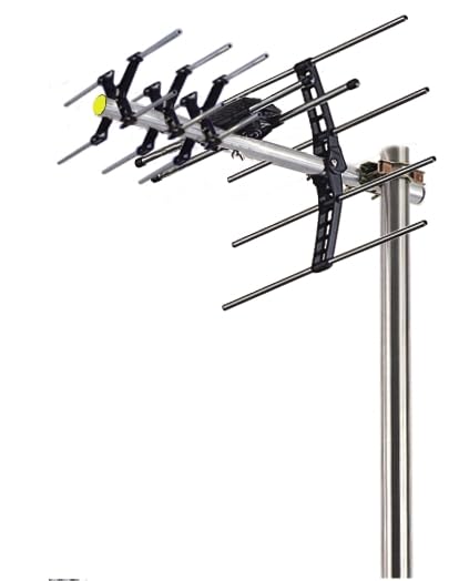 シルバー/-/AU5AX・パッケージ個数:1・パラスタック構造と大型反射器を採用前後比と利得の非常に優れた高性能モデルです。・強電界地域や中電界地域での使用にオススメのアンテナです。・素子数：5素子・受信チャンネル：13〜52ch (オール...