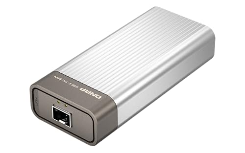 10GBE SFP+。シルバー/Single-port/QNA-QNA-UC10G1SF・パッケージ個数:1・Thunderbolt 4/USB4 to 10GbE SFP+を採用しています。・Windows/Mac PCまたはQNAP T...