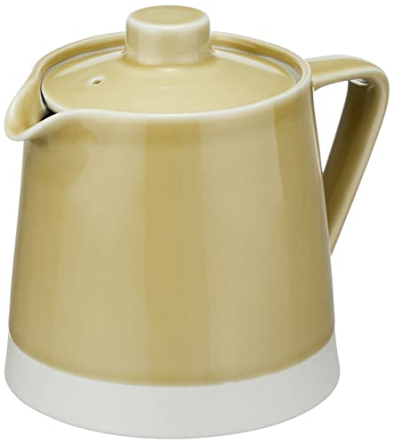 和食器ベージュ/500ml/19584・PatternName:03.黄磁釉・パッケージ個数:1・サイズ:約10.5×11.5cm・素材:磁器・生産国:日本・容量:約500ml・茶こし:SS茶こしシンプルな形状をベースに、柄の絵付けや各色の...