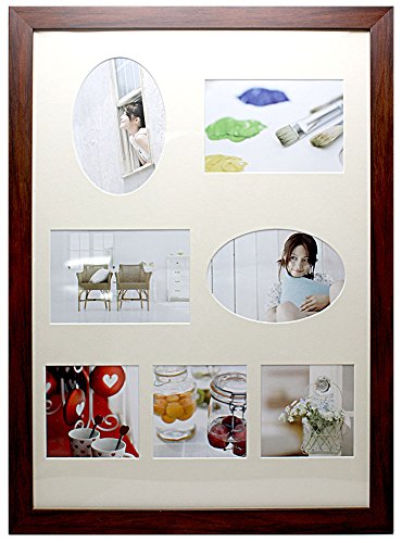 木目調ダークブラウン/32.8 cm x 45.1 cm/OKF-A3T-DBR・Color:ダークブラウン・パッケージ個数:1・外寸:328×451mm・内寸:297×420mm・窓寸:287×410mm・重量:700g・A4サイズマット...