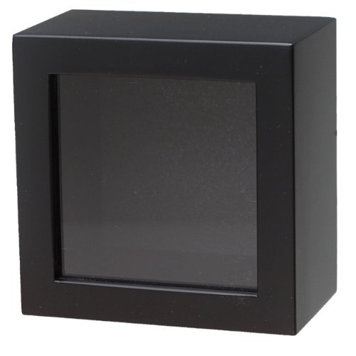 ブラック/スクエア スクエア/CBX-10BK・パッケージ個数:1・外寸:100×100×62mm・内寸:85×85×50mm・窓寸:74×74mm・重量:170g・本体:木製背面がコルクになっており、ピンなどを使ったアレンジも簡単に出来ま...
