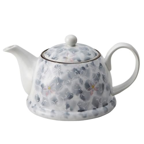 墨小花/幅17.6×奥行12.5×高さ10cm/T-930687・Color:墨小花Size:幅17.6×奥行12.5×高さ10cm・パッケージ個数:1・材質:磁器・サイズ:(約)17.6x12.5x高さ10cm・容量:(約)430ml・原...