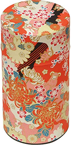 干支/7.5×14.2×7.5cm/792030・Color:干支・パッケージ個数:1・和紙のふるさと、｢美濃」の和紙を使った和情緒あふれる茶筒。・[サイズ]約径7.5×高さ14.2cm・[重量]約100g・茶葉約200g入ります。●干支の...