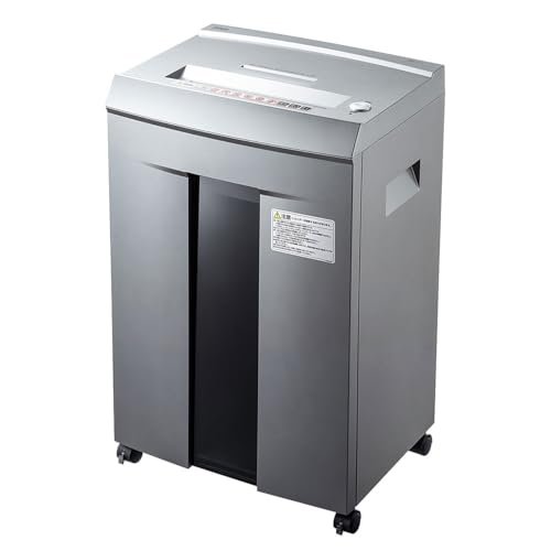 ダストボックス容量:30Lグレー/-/PSD-M4016・Style:ダストボックス容量:30L・パッケージ個数:1・用紙の細断形状は、セキュリティ性の高い2×12mmマイクロカットです。・A4コピー用紙最大17枚とDVD又はCD、クレジッ...