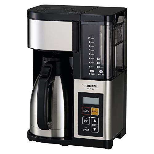大容量/コーヒーカップ10杯ステンレスブラック/-/EC-YS100-XB・Style:大容量/コーヒーカップ10杯PatternName:単品・パッケージ個数:1・サイズ 幅×奥行×高さ:27×20×37.5cm / 本体重量:4.1kg...