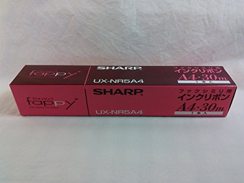 -/40 ml/-・パッケージ個数:1・シャープ 普通紙FAX用インクリボン UX-NR5A4・普通紙FAX用インクリボン・UX-NR5A4商品の説明 ファクシミリ用インクリボン(1本30m)プリント枚数/1本でA4サイズ約100枚分対応機...