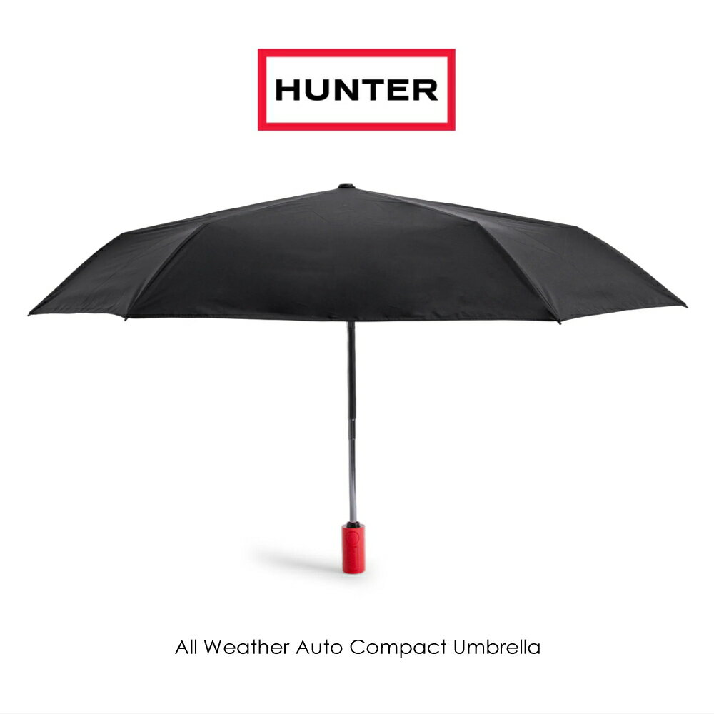 【商品説明】 　Hunterから初の晴雨兼用傘が登場しました。 　オール ウェザー オート コンパクト アンブレラは日傘の機能を携えながら、雨を防ぐこともできる日常使いに最適なアンブレラです。 　便利なワンタッチ開閉仕様になっています。 　...