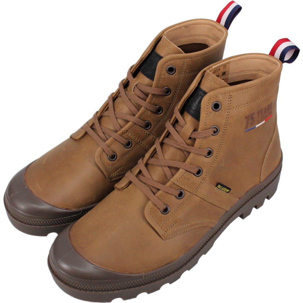 【商品説明】 　PALLADIUM（パラディウム）の75周年記念モデル　 　75周年を祝うアニバーサリーモデルは、ブランドの起源である「PALLABROUSSE（パラブロウズ）」を、柔らかく耐久性に優れたナッパレザーで再現。 　PALLAD...