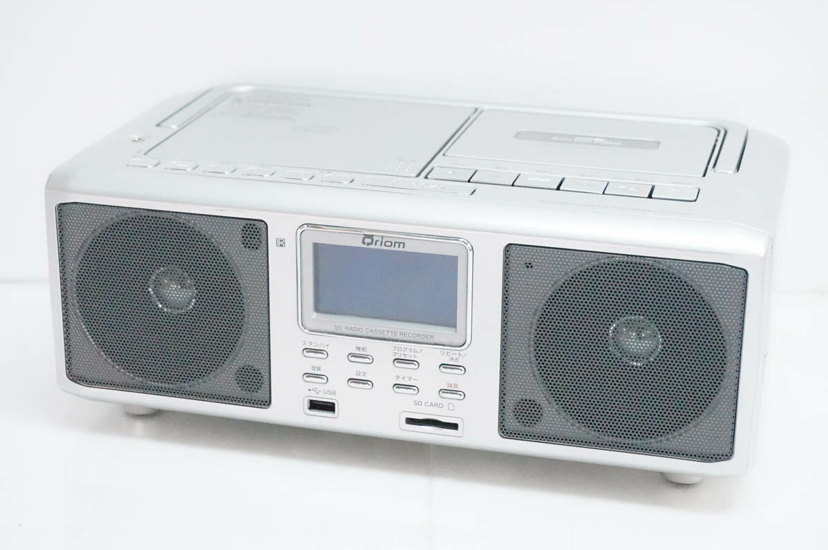 ●商品情報 ・多機能ラジカセ、CD/カセットテープ再生・FM/AMラジオチューナー・SDカードスロット ・メーカー／YAMAZENヤマゼン ・型番／CBX-SU800 ※詳細はメーカーHP等をご確認ください。 ●状態／【中古】 ・多少のスレ...