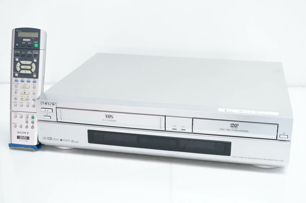 ●商品情報 ・メーカー／SONYソニー ・型番／RDR-VD60 ・年式／2004年製 ・地デジ／非対応 ・録画可能メディア／DVD-R、DVD-RW ・外形寸法／幅430×高さ100×奥行354mm ※詳細はメーカーHP等をご確認ください...