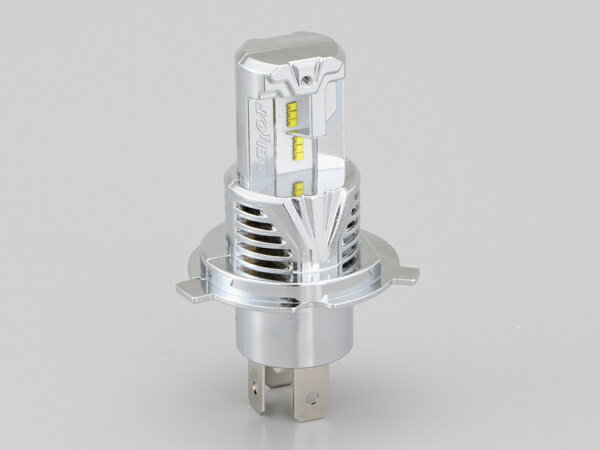 【タイプ】 H4(4500K) 信頼のルミレッズ社製高輝度LED素子を、Hi/Low両面合計で12個使用したLEDバルブ。 ハロゲンバルブ約半分の電力で約3倍の明るさを発揮し、従来品のプレシャス・レイ Xに比べ、更なる小型化と光量アップも達...