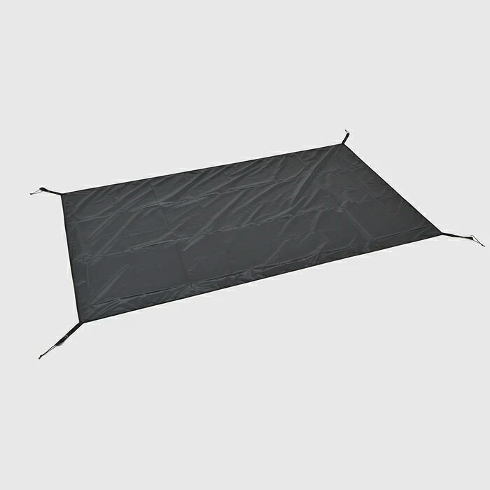 MAEHIRO DOME E用グランドシート ●収納サイズ：18×21（cm）　 ●重量：約260g　　 ●素材： 150Dポリエステル ●カラー：ブラック