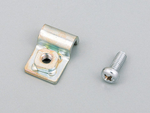 ビンテージヘッドライト（26616)用、補修用リムホルダー＆φ4×10mmボルト