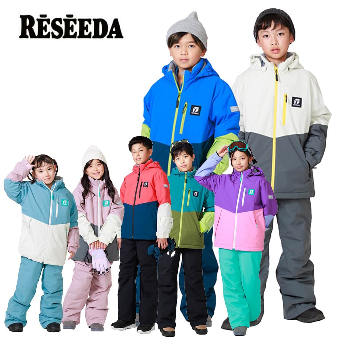 メーカー希望小売価格はメーカーカタログに基づいて掲載しています RESEEDA レセーダ スキーウェア 上下セット■RES78001 JUNIOR SUITジュニアスーツ反射色のアクセントカラーがおしゃれでかっこいい！インポートテイストな配...