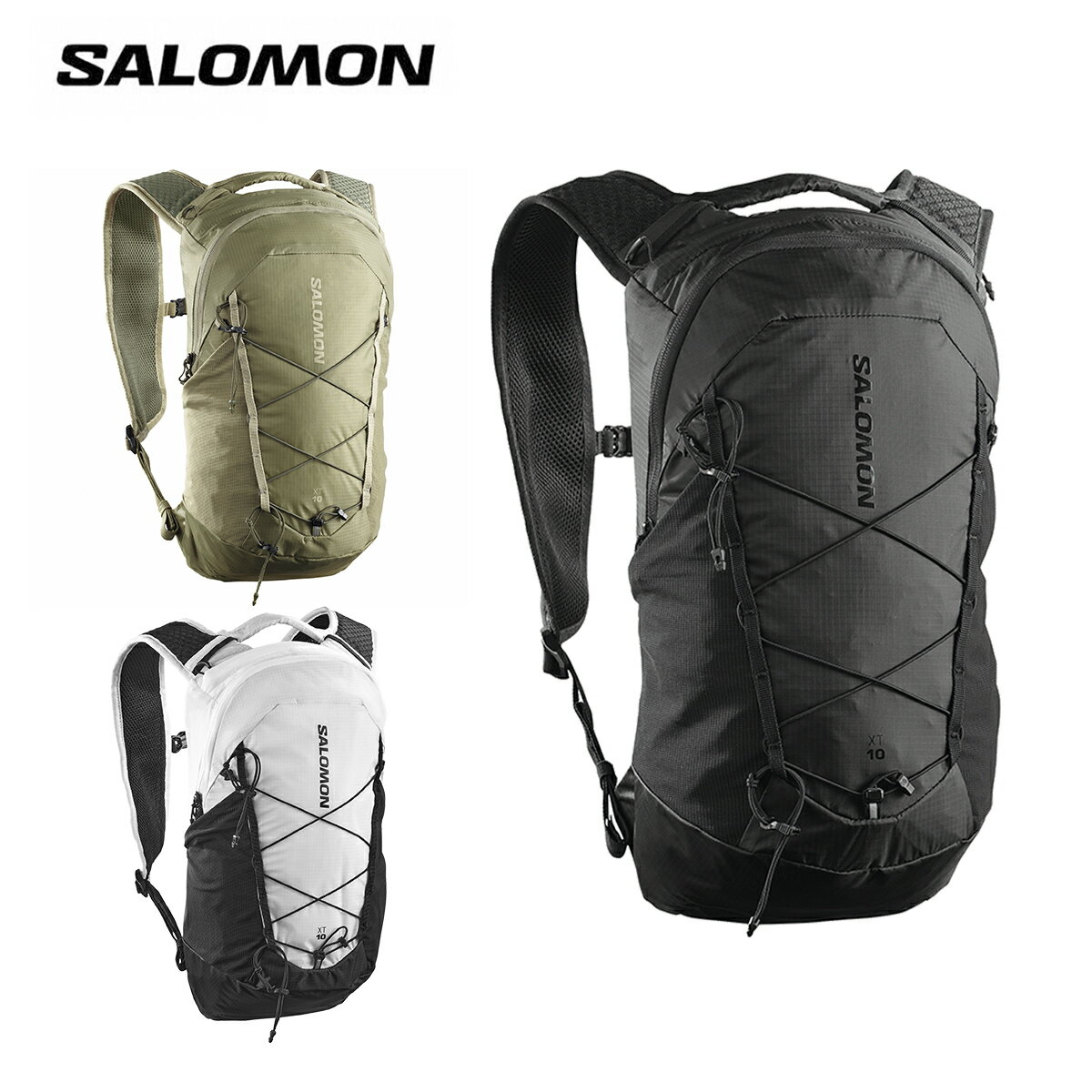 メーカー希望小売価格はメーカーカタログに基づいて掲載しています SALOMON サロモン バッグ ケース / バックパック■【LC285】 XT 10 エックスティー10 COLOR・BLACK・Martini Olive/OLIVE NI...