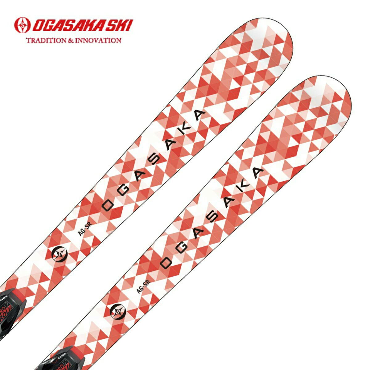 メーカー希望小売価格はメーカーカタログに基づいて掲載していますOGASAKA オガサカ スキー板 オールラウンド■11001555165AG-SR/R+PRD12GWエージーエスアール アール プラス PRD12GW■155cm R：( 1...