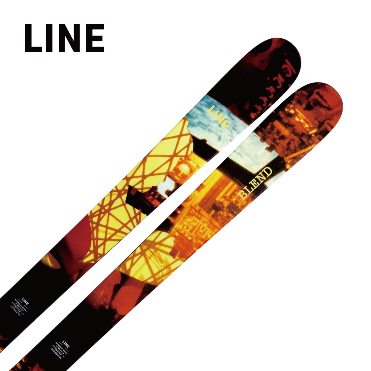 LINE ライン スキー板■BLENDブレンド■163cm R：( - m)サイドカット：(129/98/120 mm)■169cm R：( - m)サイドカット：(129/98/120 mm)■175cm R：( - m)サイドカット：(...
