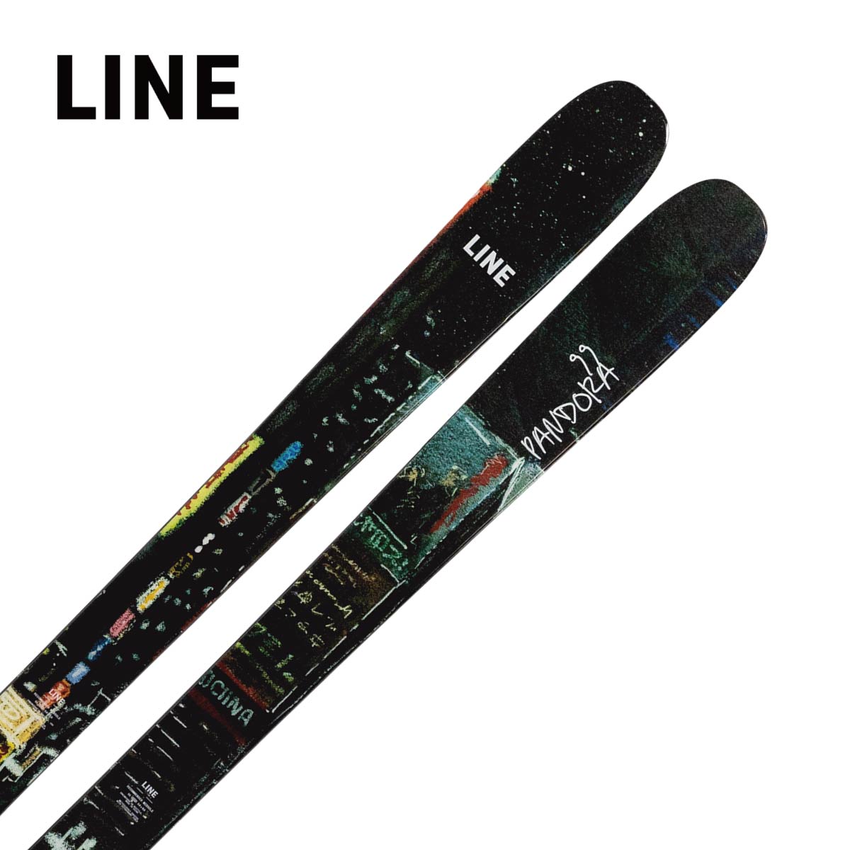 LINE ライン スキー板■PANDORA 99パンドラ 99■149cm R：( - m)サイドカット：(130/99/120 mm)■156cm R：( - m)サイドカット：(130/99/120 mm)■163cm R：( - m)...