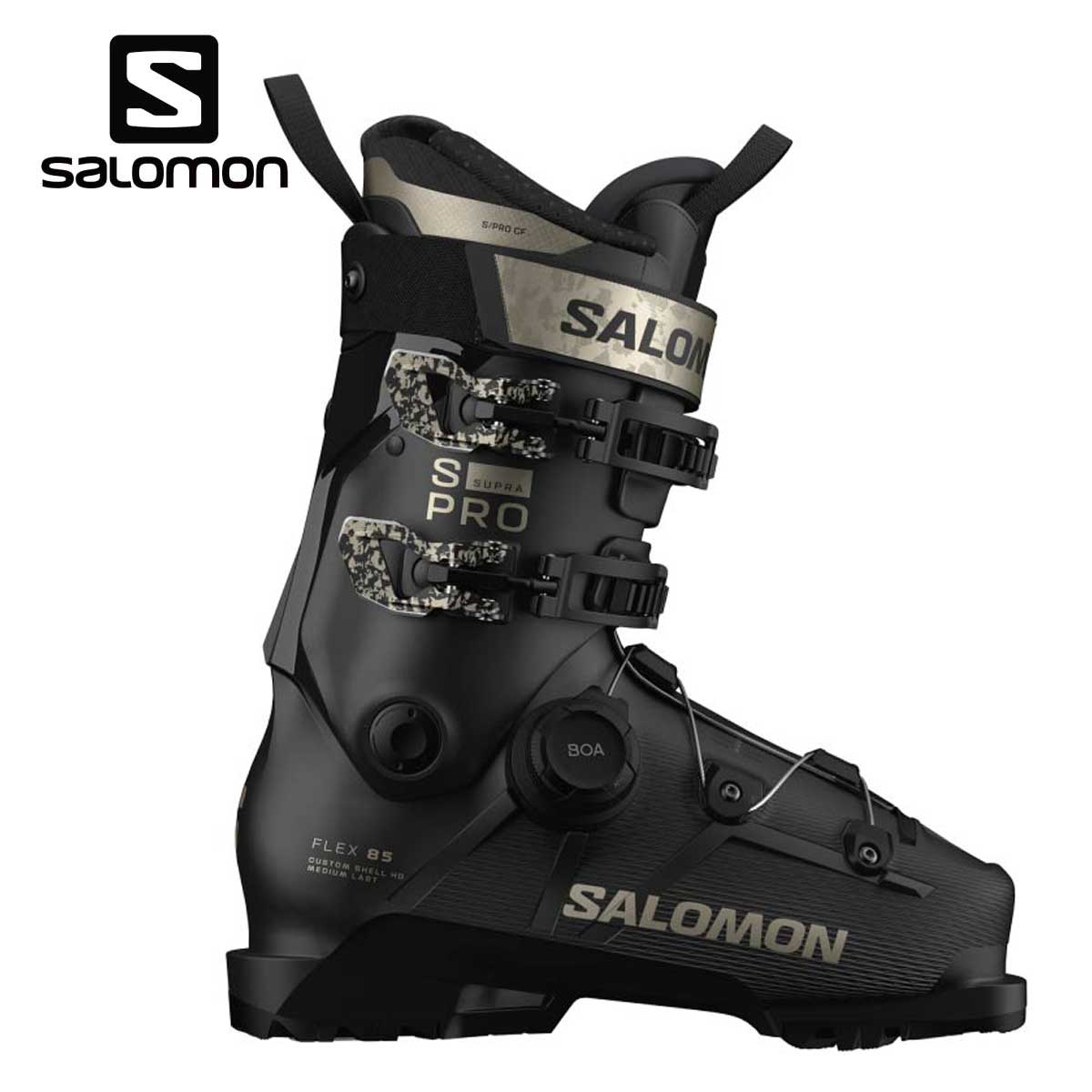 SALOMON サロモン スキーブーツ■S/PRO SUPRA S BOA 85 W S/PRO スープラ S ボア 85 Wフレックス（硬さ）：85ラスト（幅）：100-106mmCOLOR・Black/Beluga Met./Light...