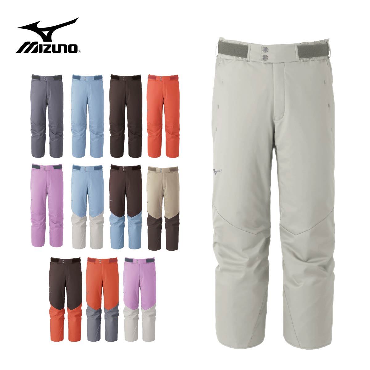 ミズノ MIZUNO スキーウェア パンツ■ Z2MFD321 DEMO MODEL SKI PANTSデモモデルスキーパンツ耐水圧：20000mmファンクション・シームシーリング・腿ベンチレーション・裾裏スノーゲーター・シームレスエッジガ...