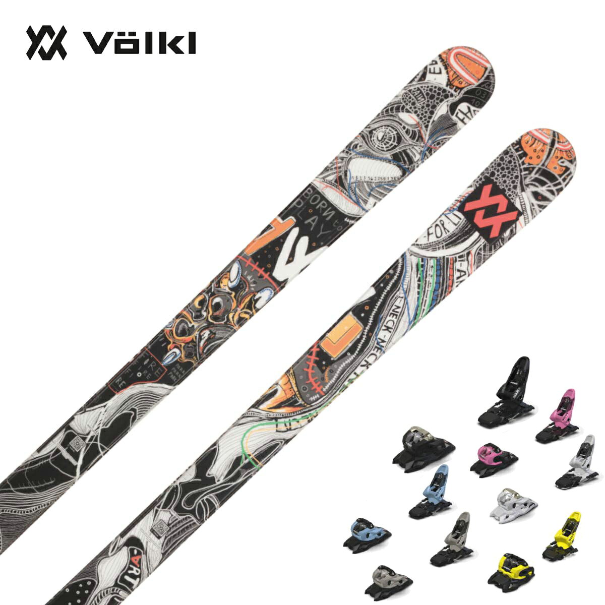 VOLKL フォルクル スキー板■REVOLT 81　リボルト 81■148cm R：( 13.9 m )サイドカット：( 111/81/104 mm)■158cm R：( 16.3 m )サイドカット：( 111/81/104 mm)■1...